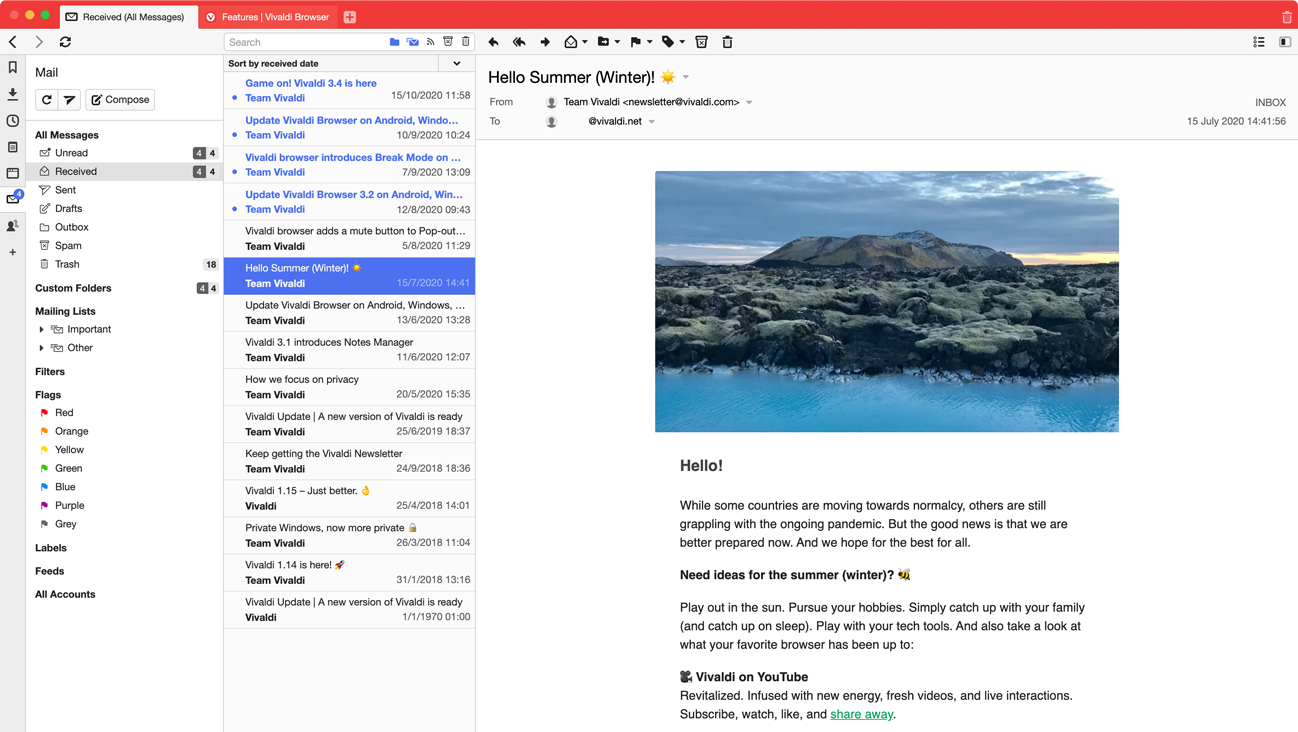 Vivaldi browser – Fast, private browser with unique features
