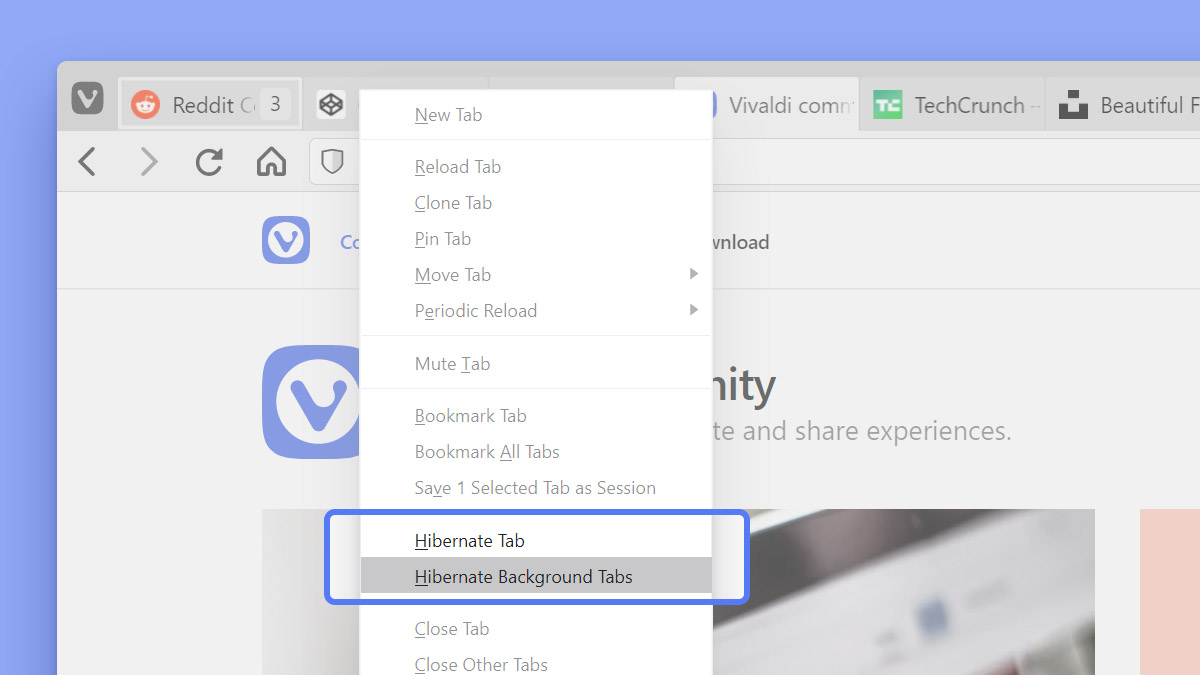 Tab Management Features | Vivaldi Browser