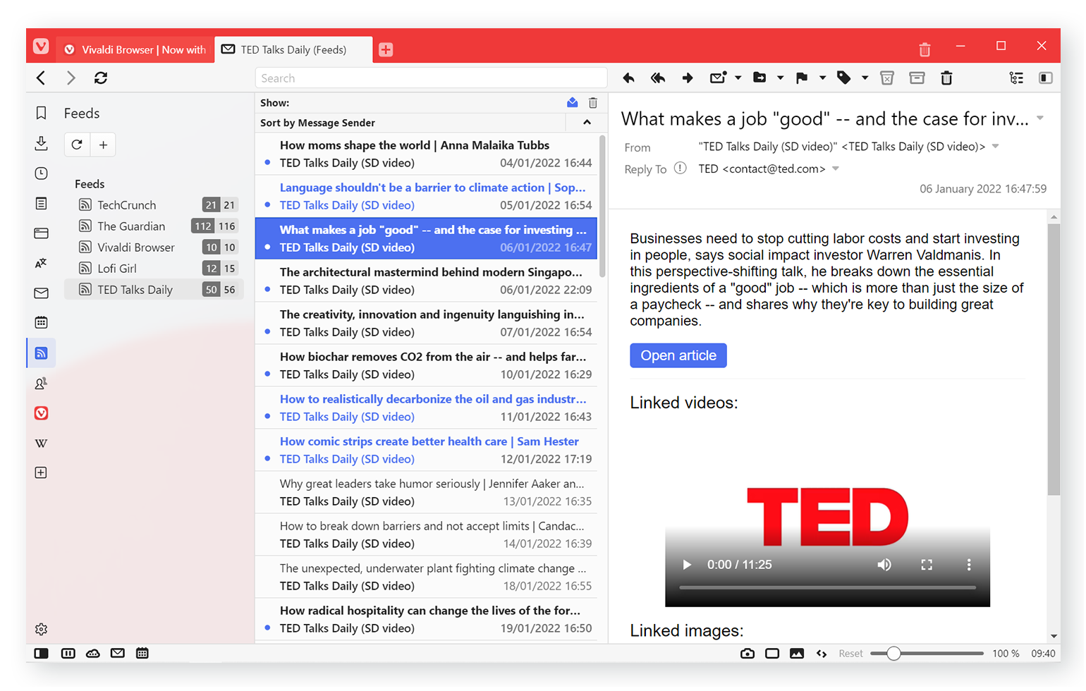 Vivaldi Feed Reader Read Feeds From The Sources You Choose