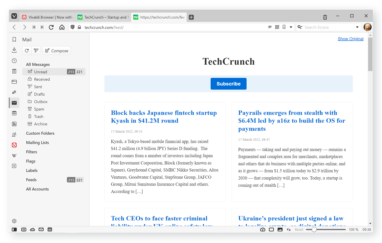 Vivaldi Feed Reader Read Feeds From The Sources You Choose