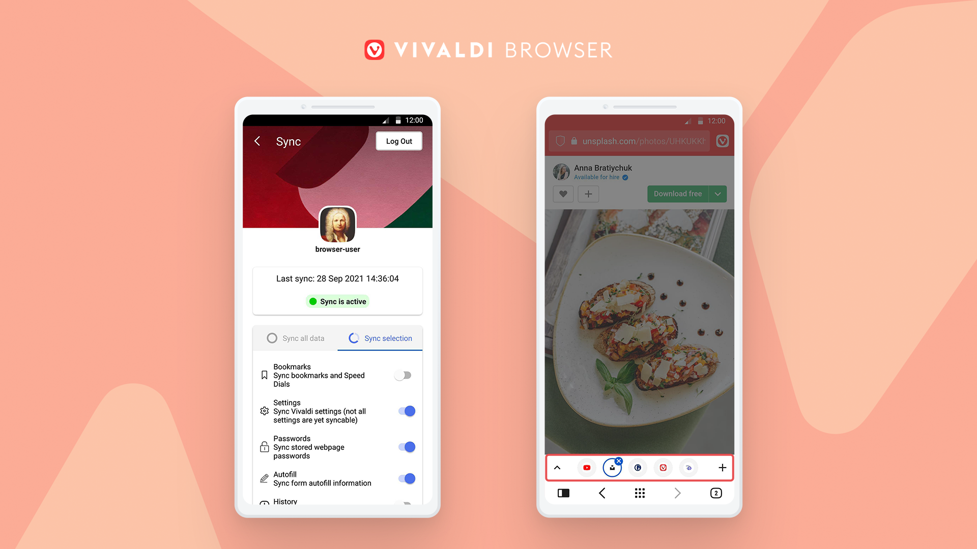 Tab Stack Toolbar, 108 Translate languages now on Android | Vivaldi Browser