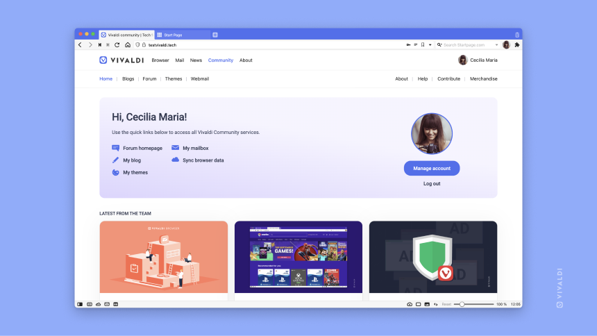 With Vivaldi, Community is everything. | Vivaldi Browser