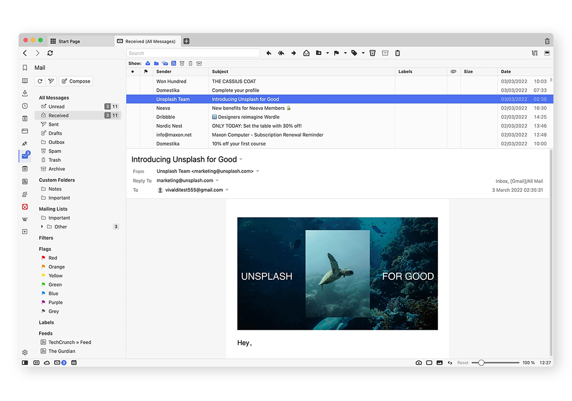 Vivaldi Mail vs. Thunderbird: Which is best for organization