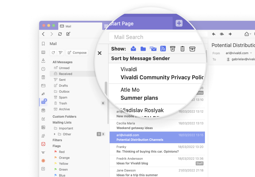 The top 6 email clients in 2022 | Vivaldi Mail